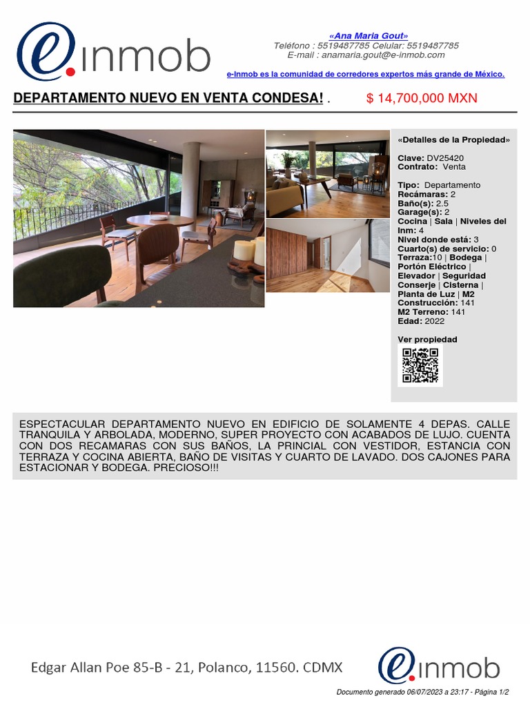 Condesa Venta | PDF