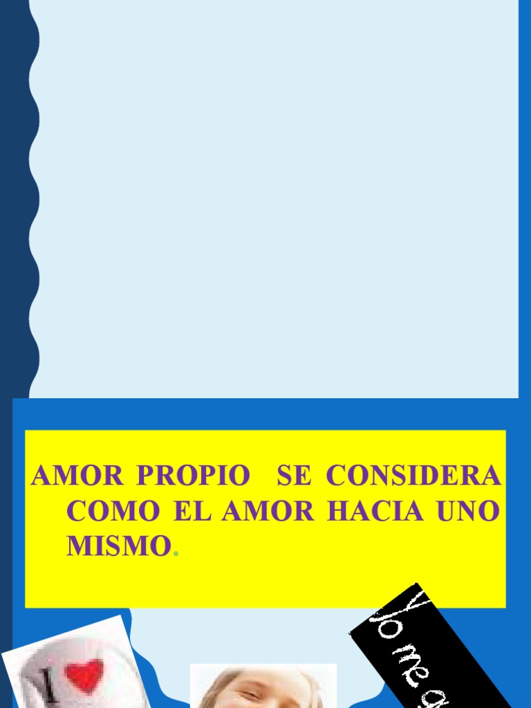 Fomentar el Amor Propio y Autoestima | PDF | Crecimiento personal y ...