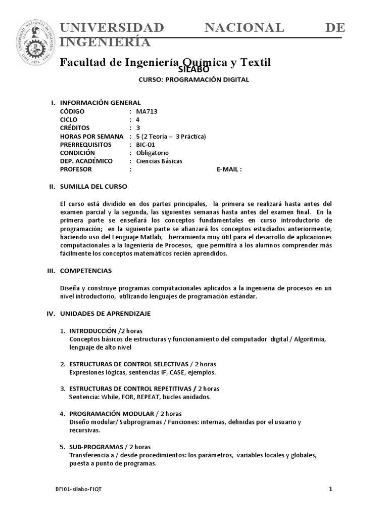 Ma713 Programacion Digital | PDF