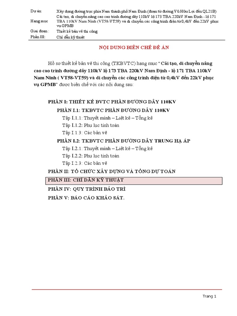 Phan III - Chi Dan Ky Thuat DZ | PDF