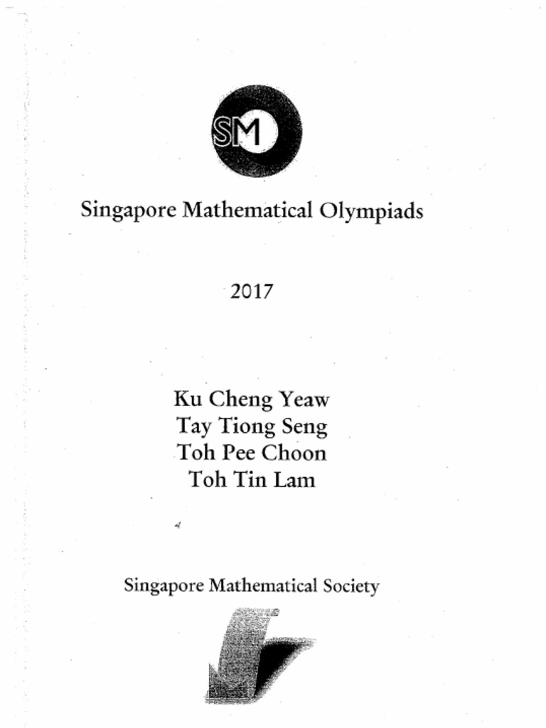Singapore Math Olympiads 2017 | PDF