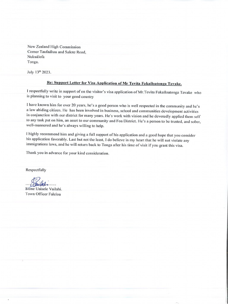 Town Officer Letter | PDF