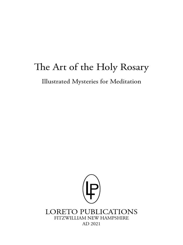 Art of The Holy Rosary | PDF | Rosary | Mary, Mother Of Jesus
