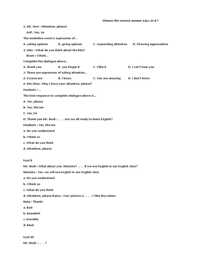 Soal B.ing | PDF | Career & Growth | Art