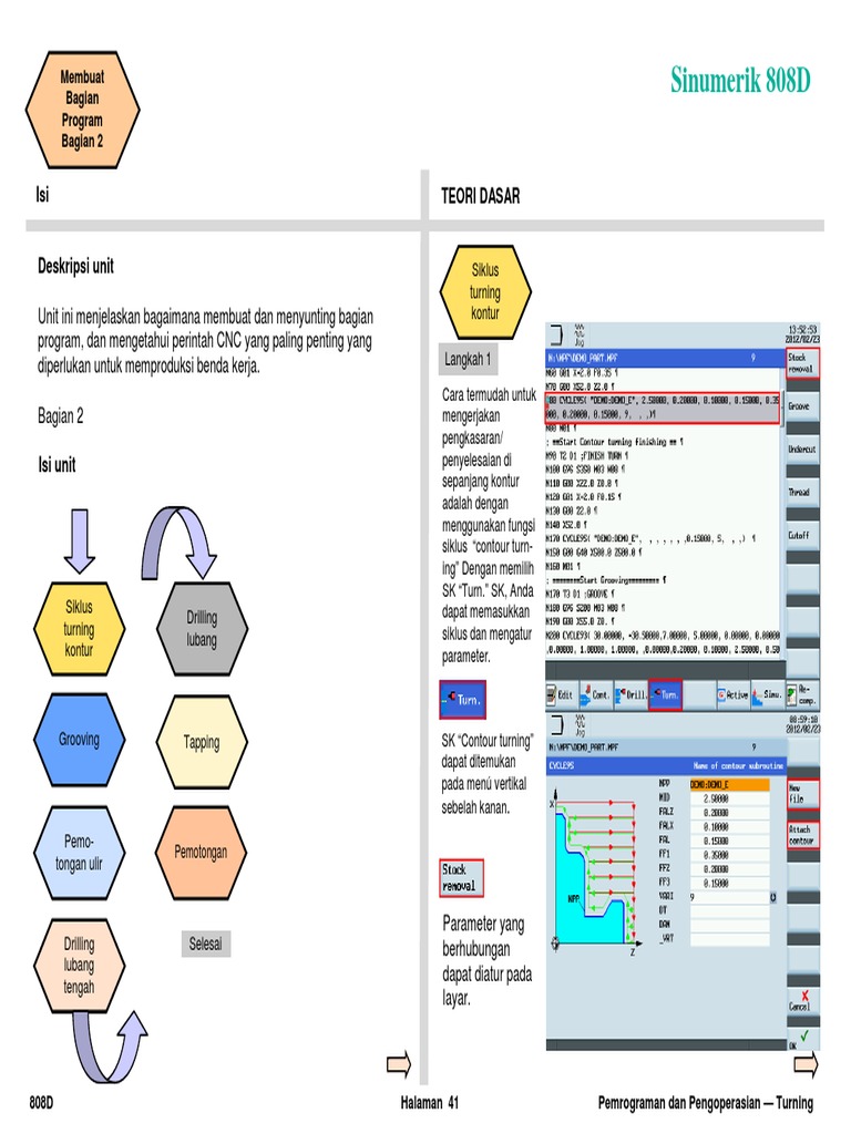 In 808D GUT6 Membuat Bagian Program Bagian 2 | PDF