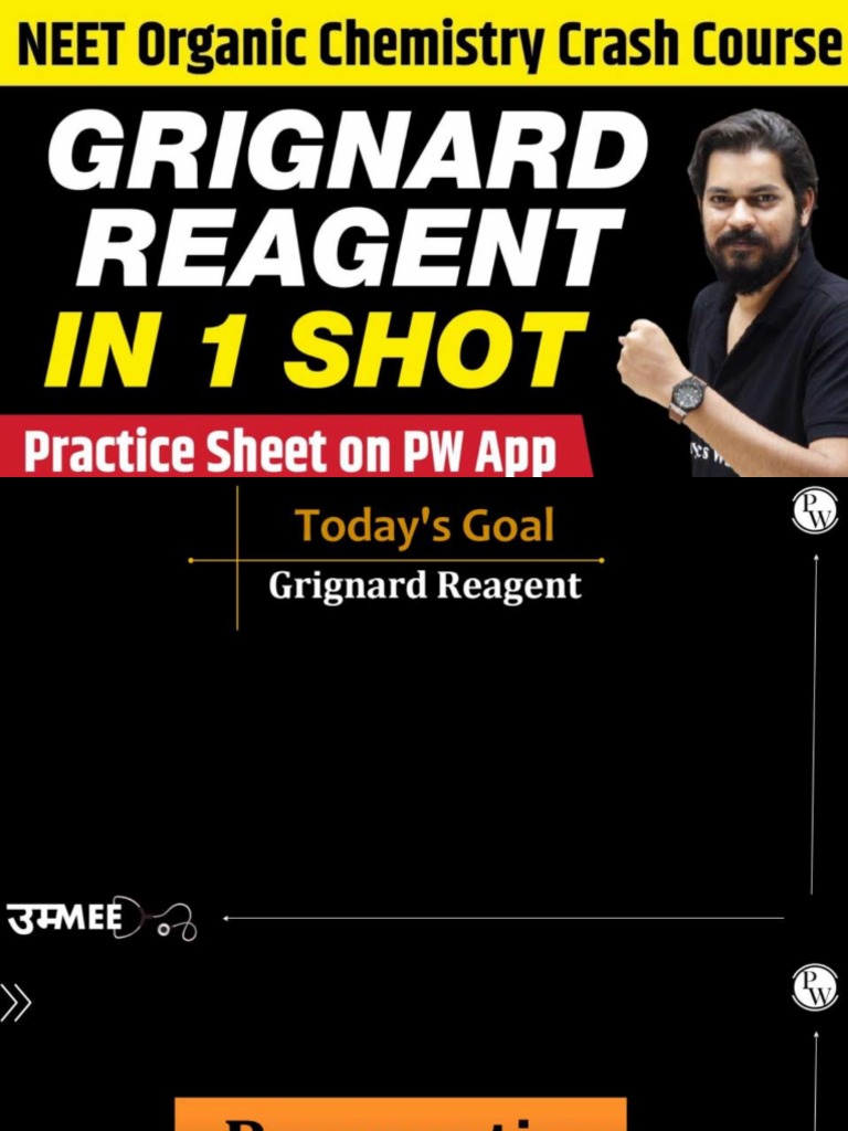 60dc6c10a7871b00124d6bd1 Grignard Reagent Lect Notes Pdf