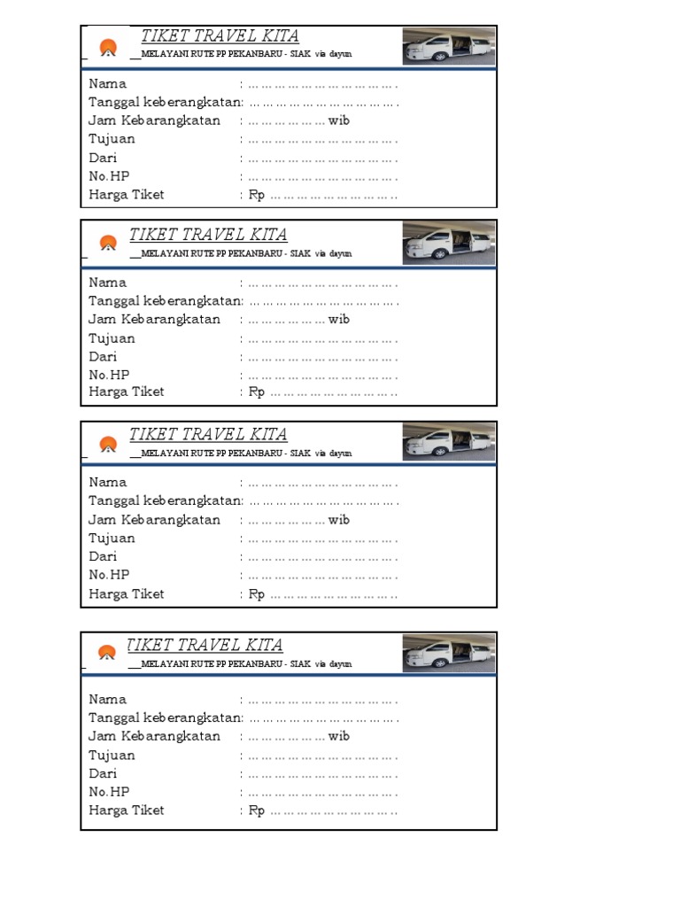 Tiket Travel Kita | PDF | Olahraga & Rekreasi