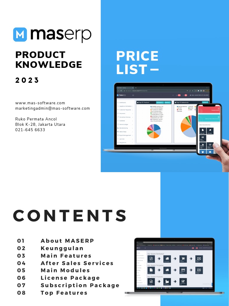 Daftar Harga dan Fitur MASERP 2023 | PDF