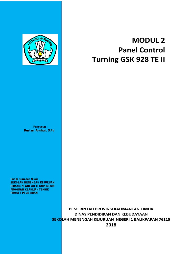 Panel Kontrol Mesin CNC GSK 928 TE II | PDF