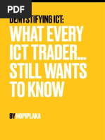 Inner Circle Trader Ict Forex Ict Notes | PDF | Market Trend | Day Trading