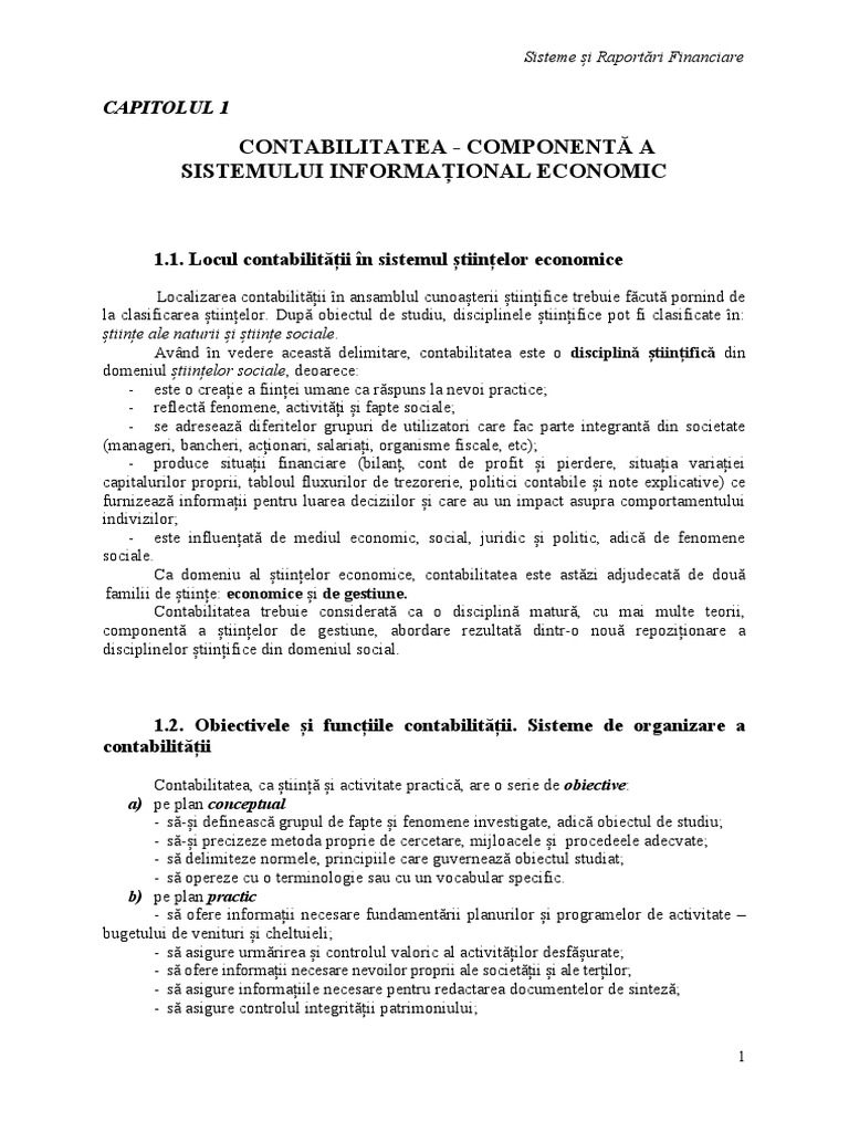 Capitolul 1 - Suport Curs | PDF