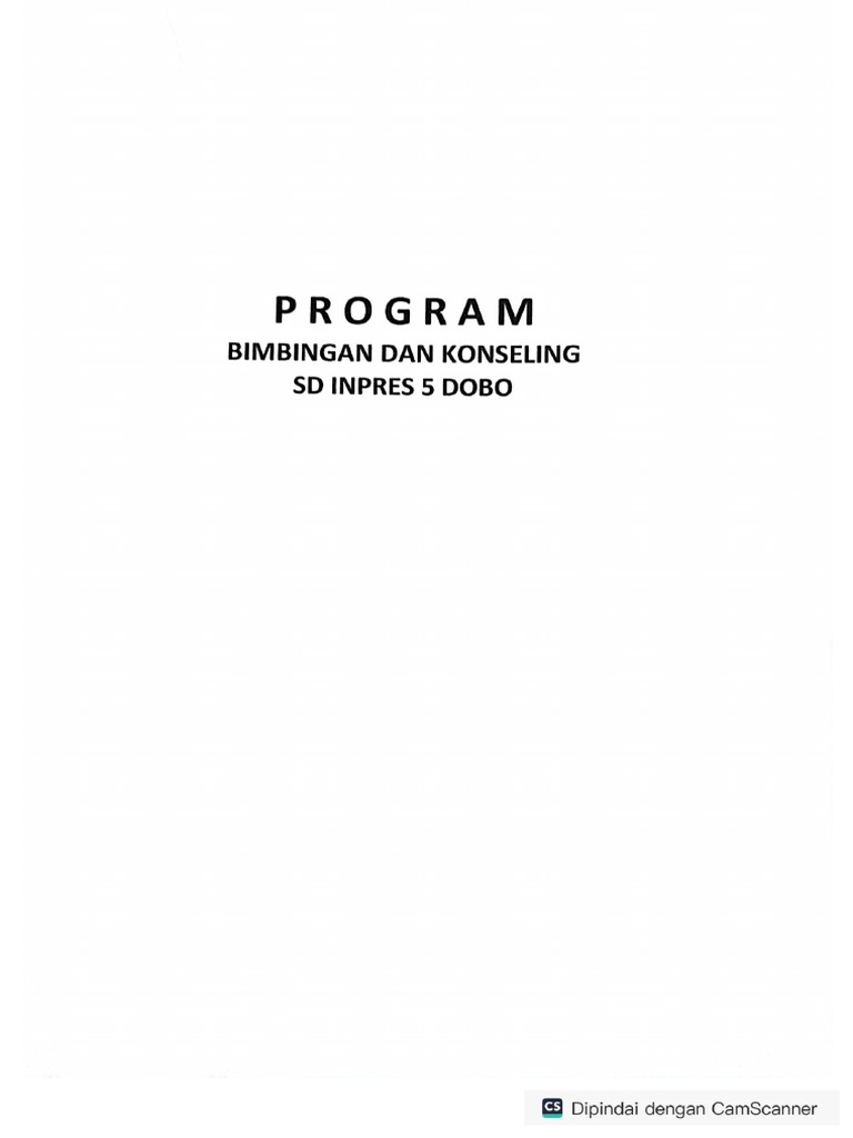 Laporan Program BK | PDF