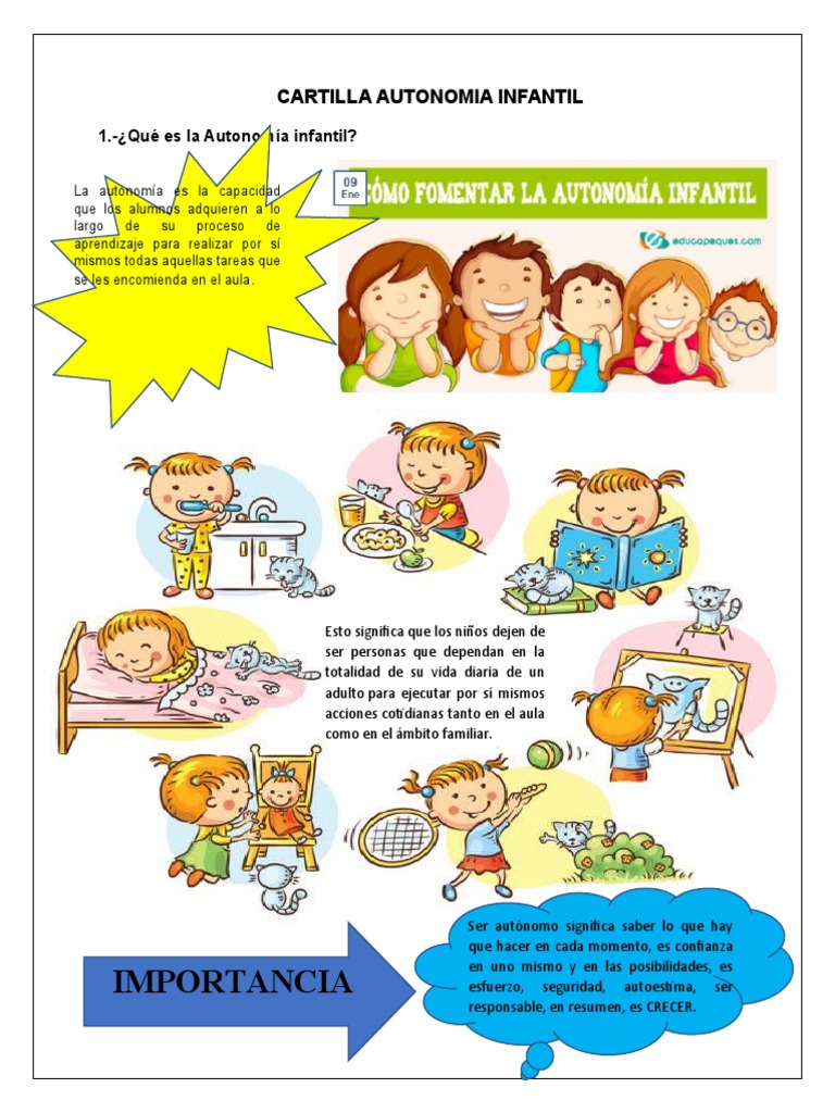Fomentando la Autonomía Infantil | PDF | Empatía | Las emociones