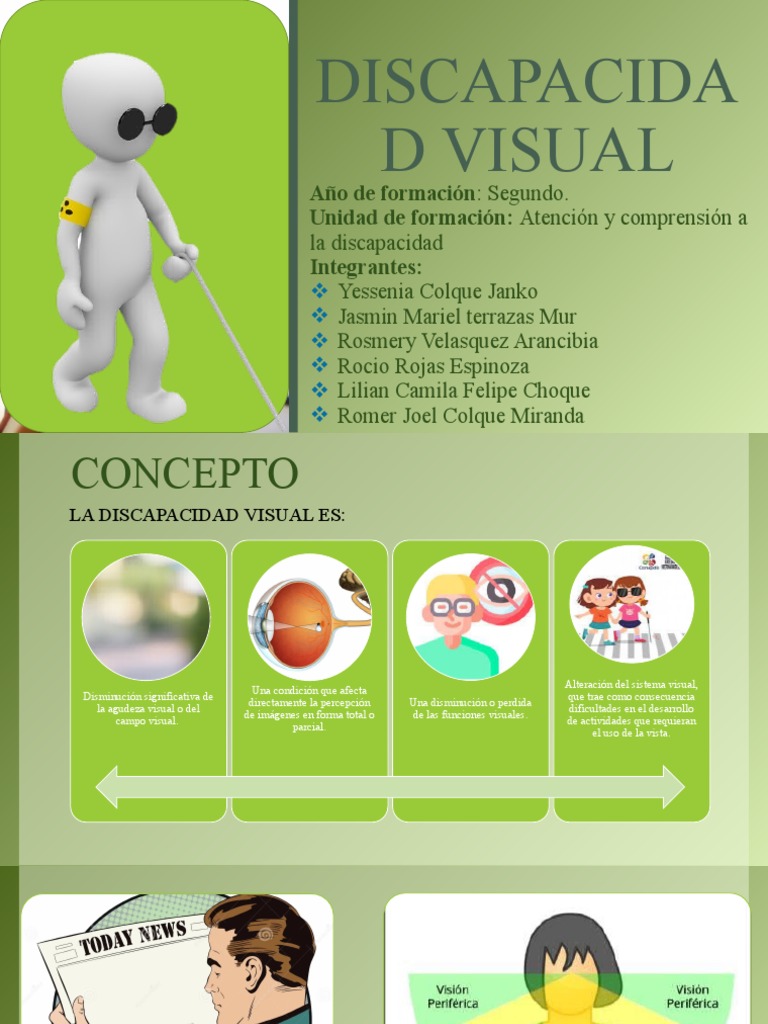 Concepto de Discapacidad Visual | PDF