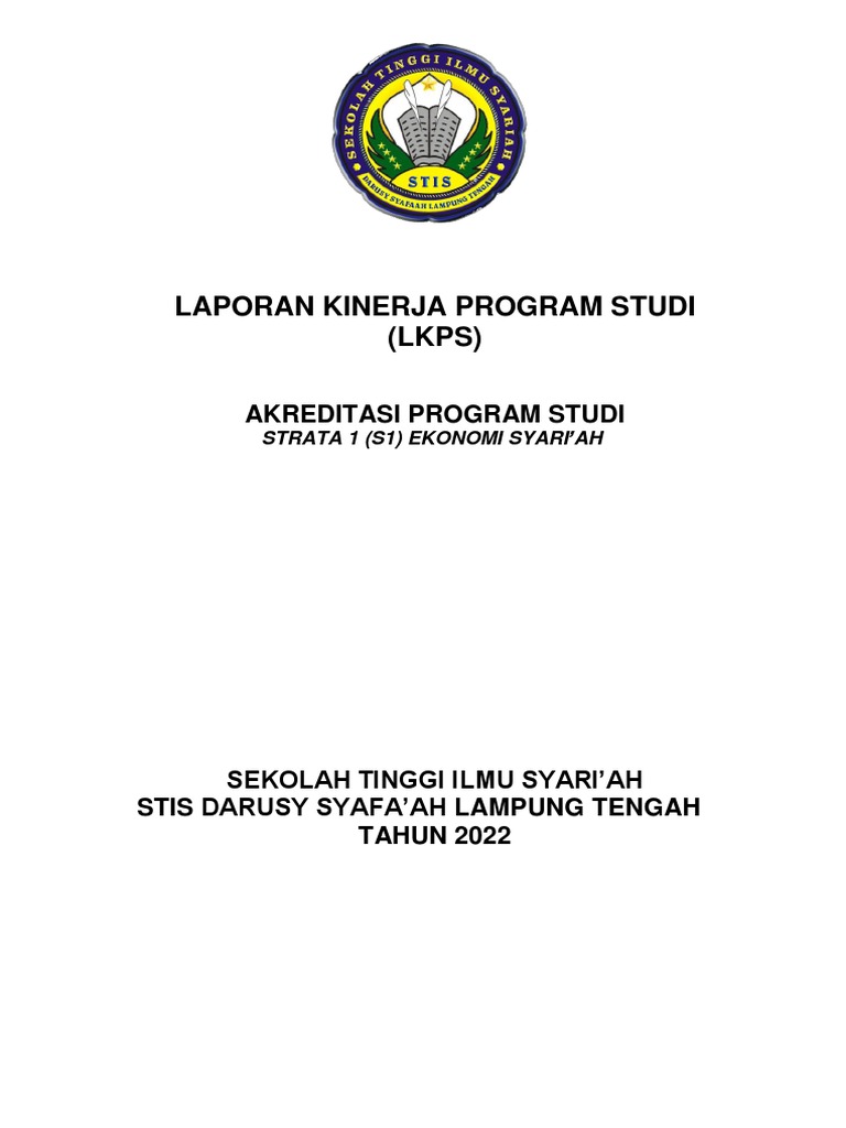 LKPS Ekonomi Syariah Stisda | PDF
