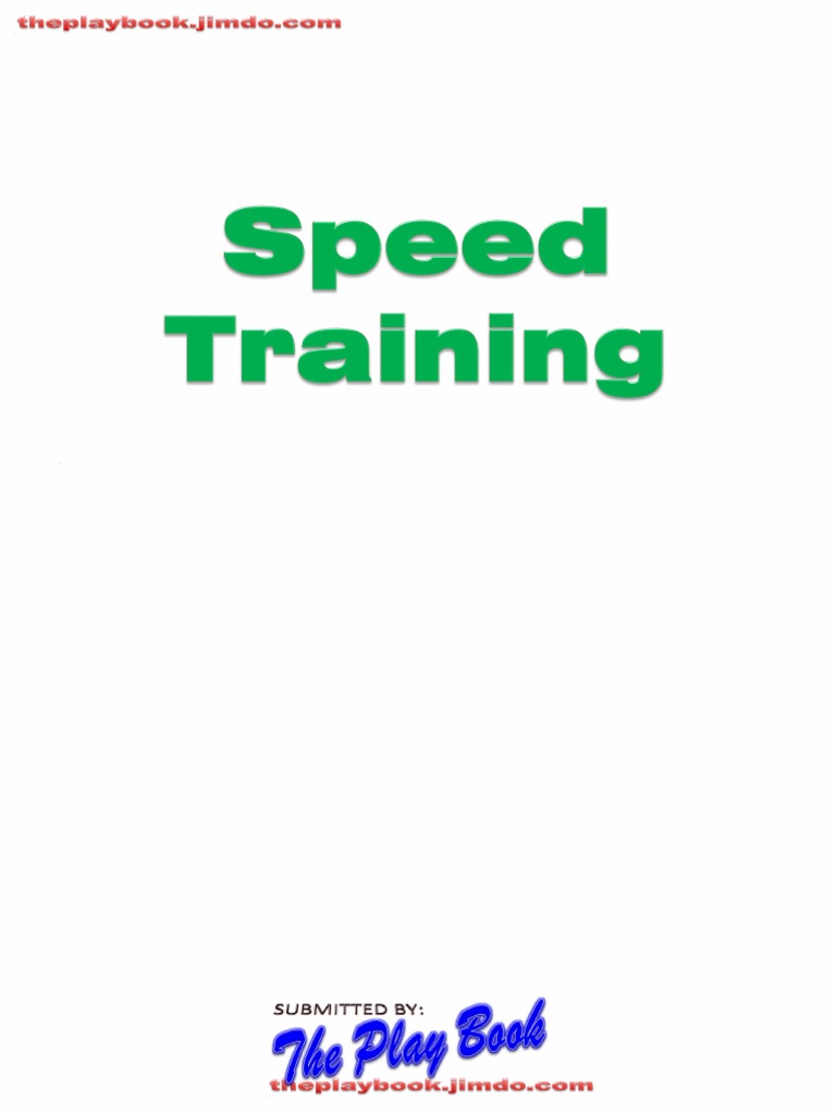 Speed Training | PDF