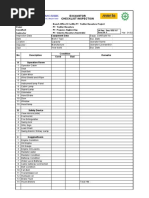 Daily Inspection Checklist For Water Tanker | PDF