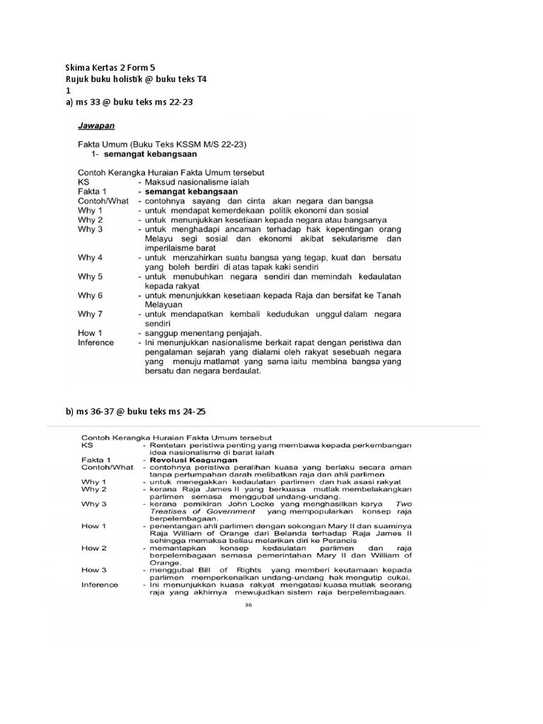 Kerangka jawapan form 5 PPT 2023 | PDF