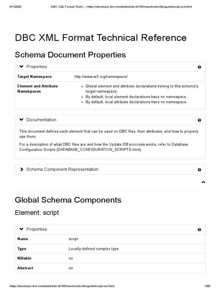 DBC XML Format | PDF
