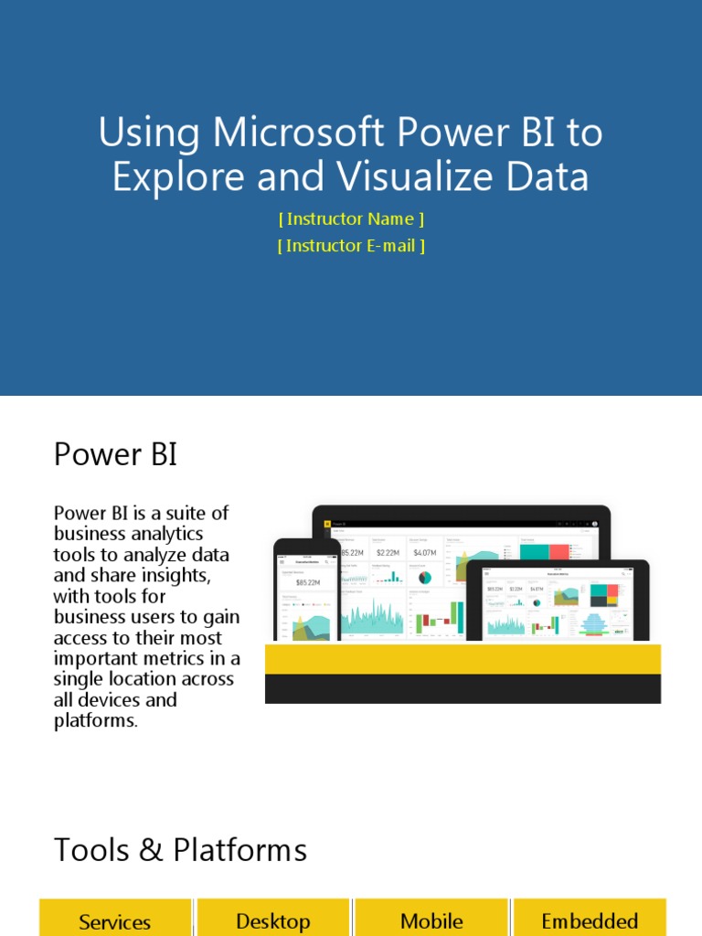 Power BI | PDF | Data | Microsoft Excel