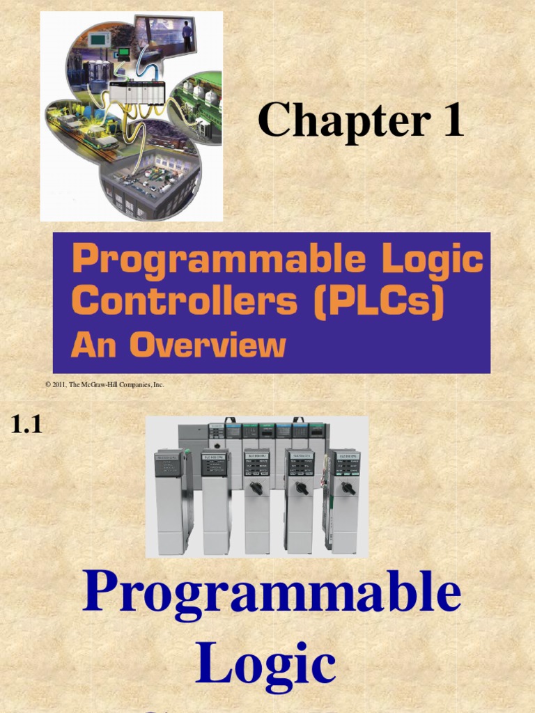 Plc Chapter 1 Plc Overview Pdf Programmable Logic Controller Computer Program 