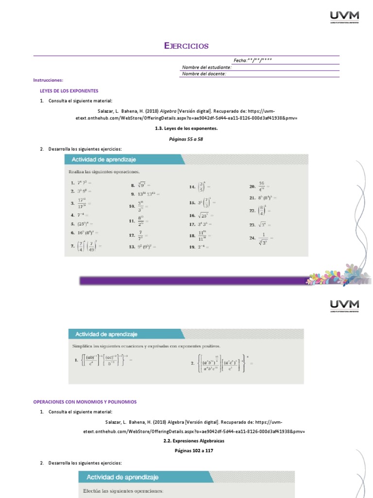 U1 - Ejercicios - Actividad 1 | PDF