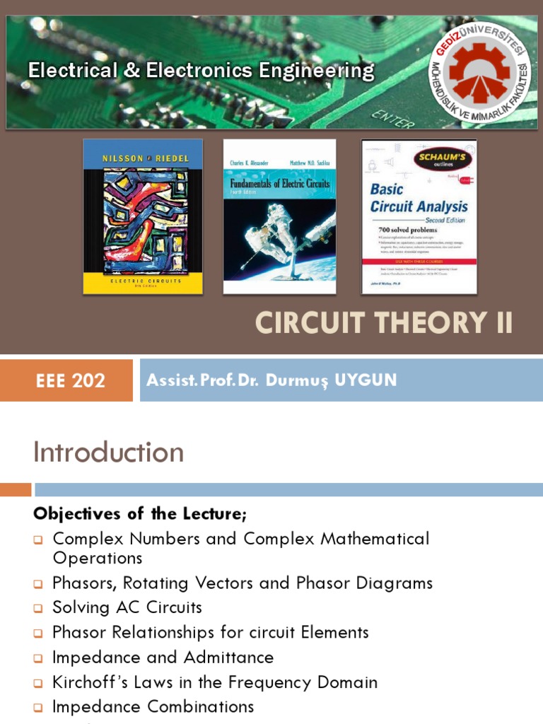 1er Cour de Circuit | PDF | Electrical Impedance | Electrical Network