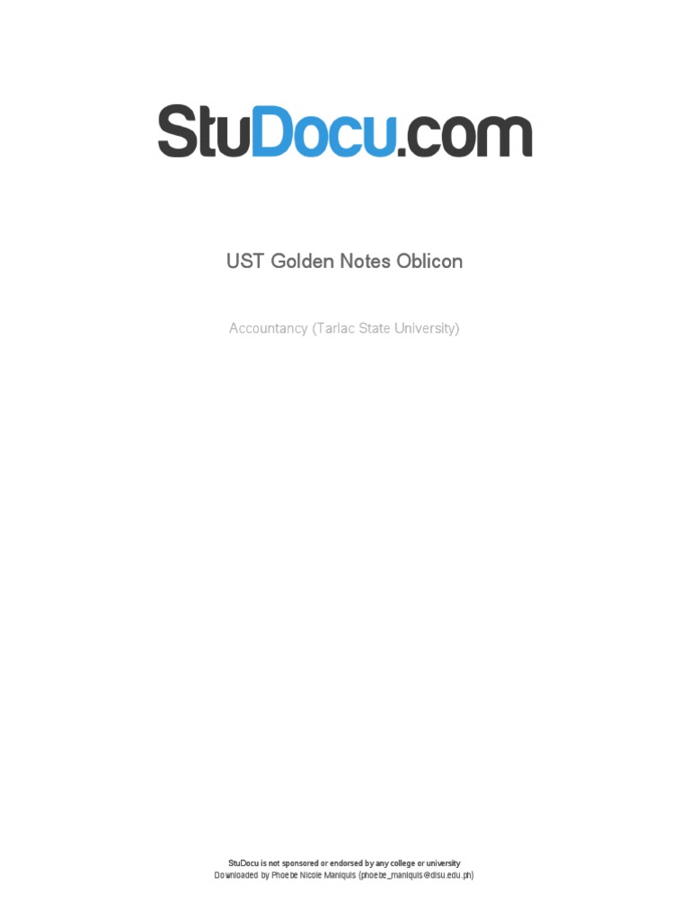 Oblicon Notes | PDF