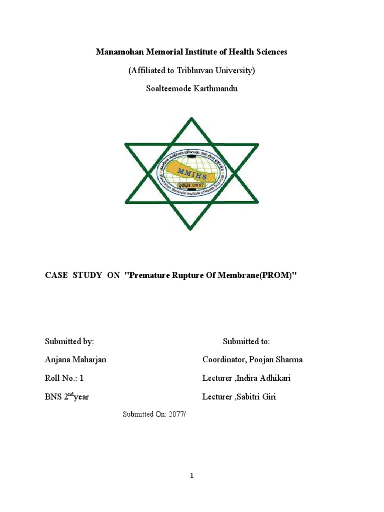 High Risk Case - Docx 1 | PDF | Pregnancy | Fetus