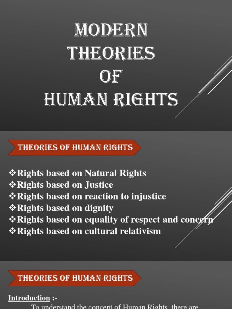 Theories of Human Rights Explained | PDF | Justice | Crime & Violence