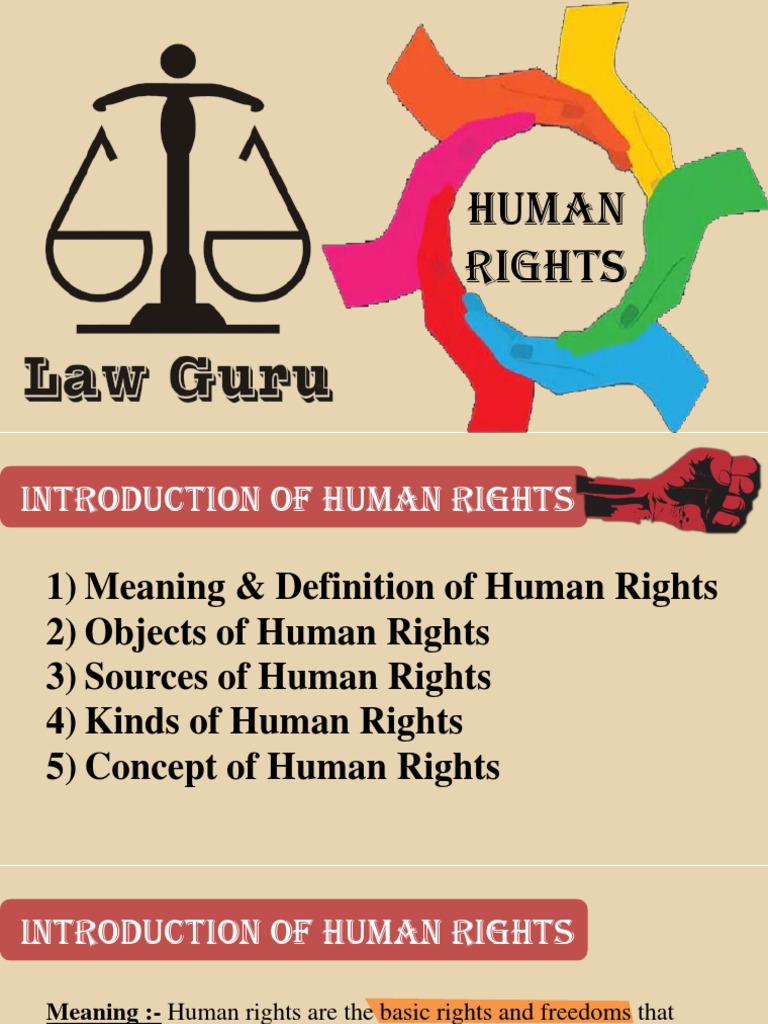 Introduction to Human Rights Concepts | PDF | Human Rights | Rights