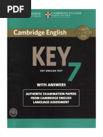 Sample Answer Sheets | PDF | Evaluation | University Of Cambridge