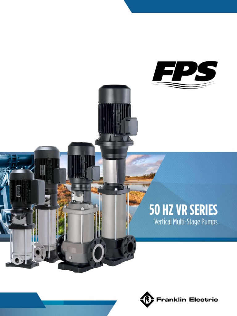 Franklin Vertical Multi-Stage Pumps Overview | PDF | Pump | Electrical ...