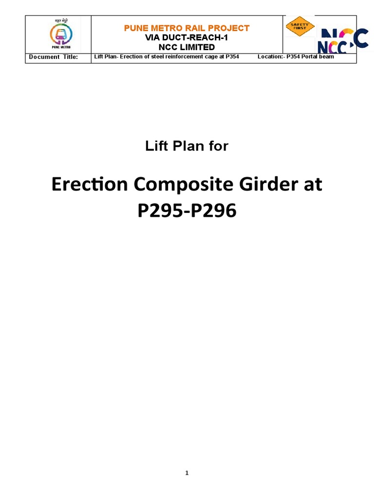 Lift Plan for CG (1) | PDF