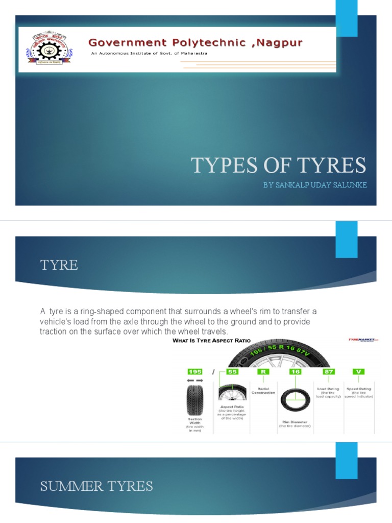 TYRES | PDF | Tire | Automotive Technologies