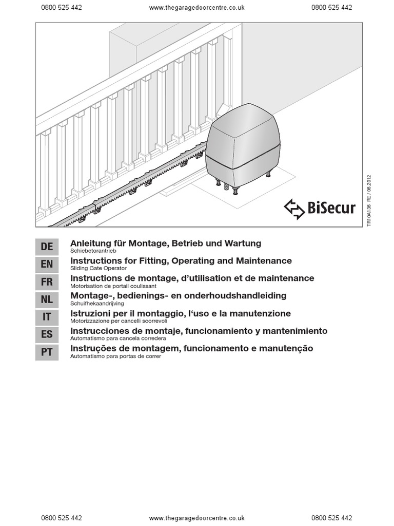 Hormann Lineamatic Gate Operators | PDF | Electrical Connector | Mains ...