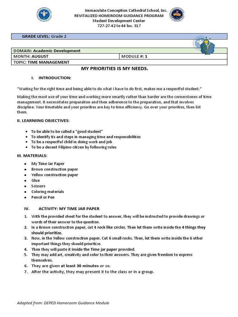 Grade 2 RHGP Module 2023 | Download Free PDF | Empathy | Learning