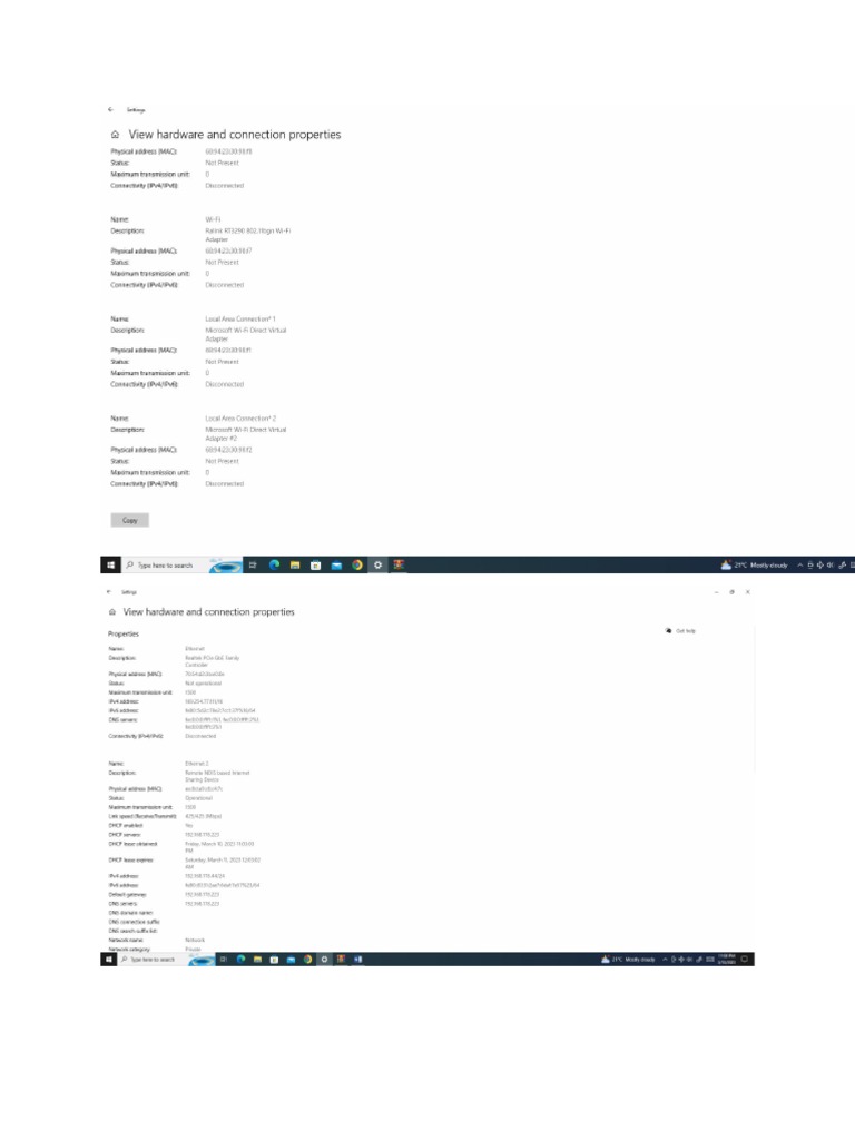 Network Setting | PDF