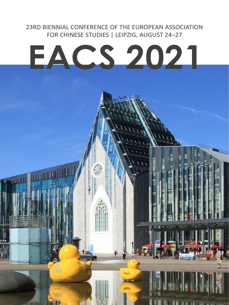 EACS 2021 Conference Overview | PDF | Art | History