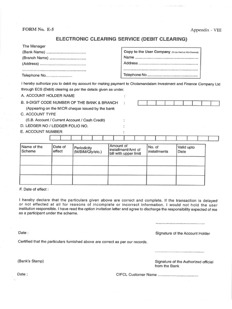 Ecs Mandate 5e3aedb664 | PDF