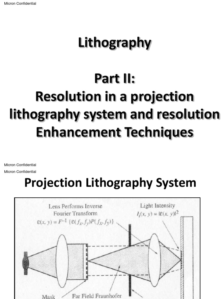 Lithography Part2 | PDF | Angular Resolution | Photolithography