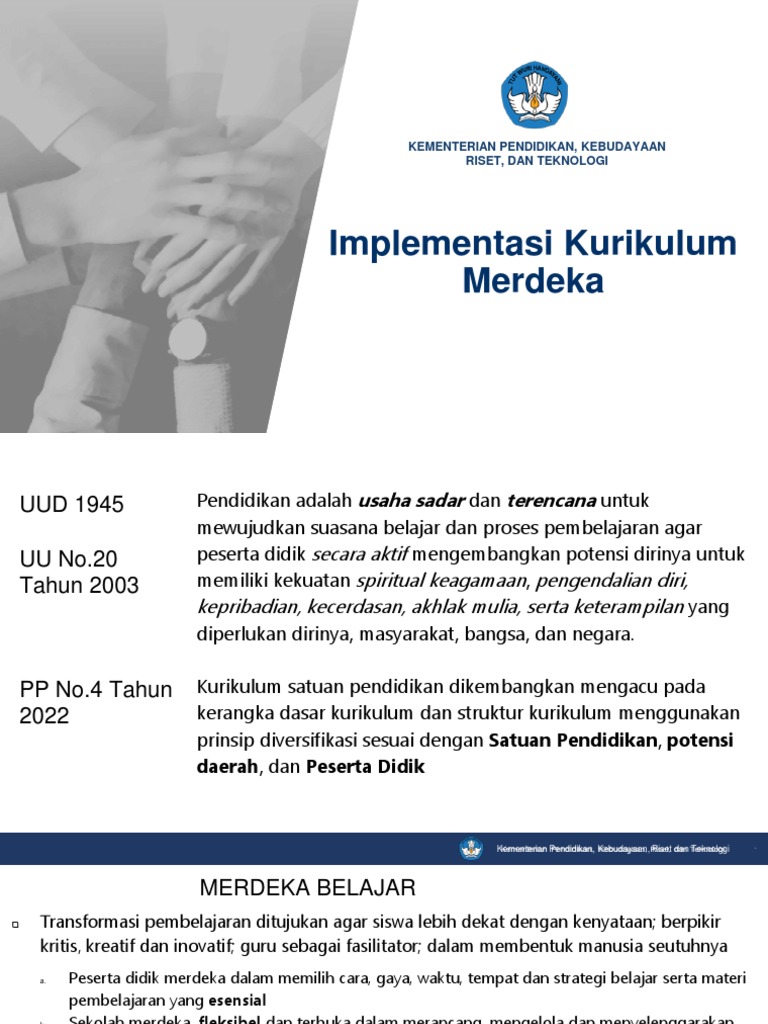 Implementasi Kurikulum Merdeka 2023 | PDF | Karier & Perkembangan