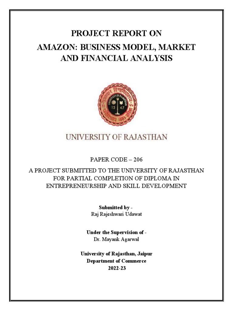 amazon assignment (1) | PDF