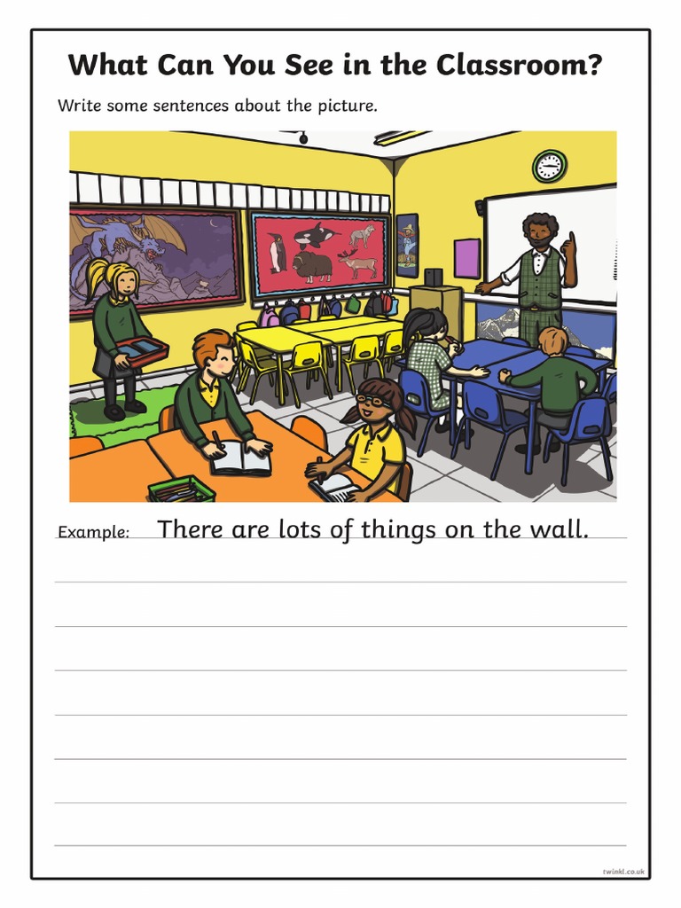 T T 252753 Classroom Writing Stimulus Picture | PDF