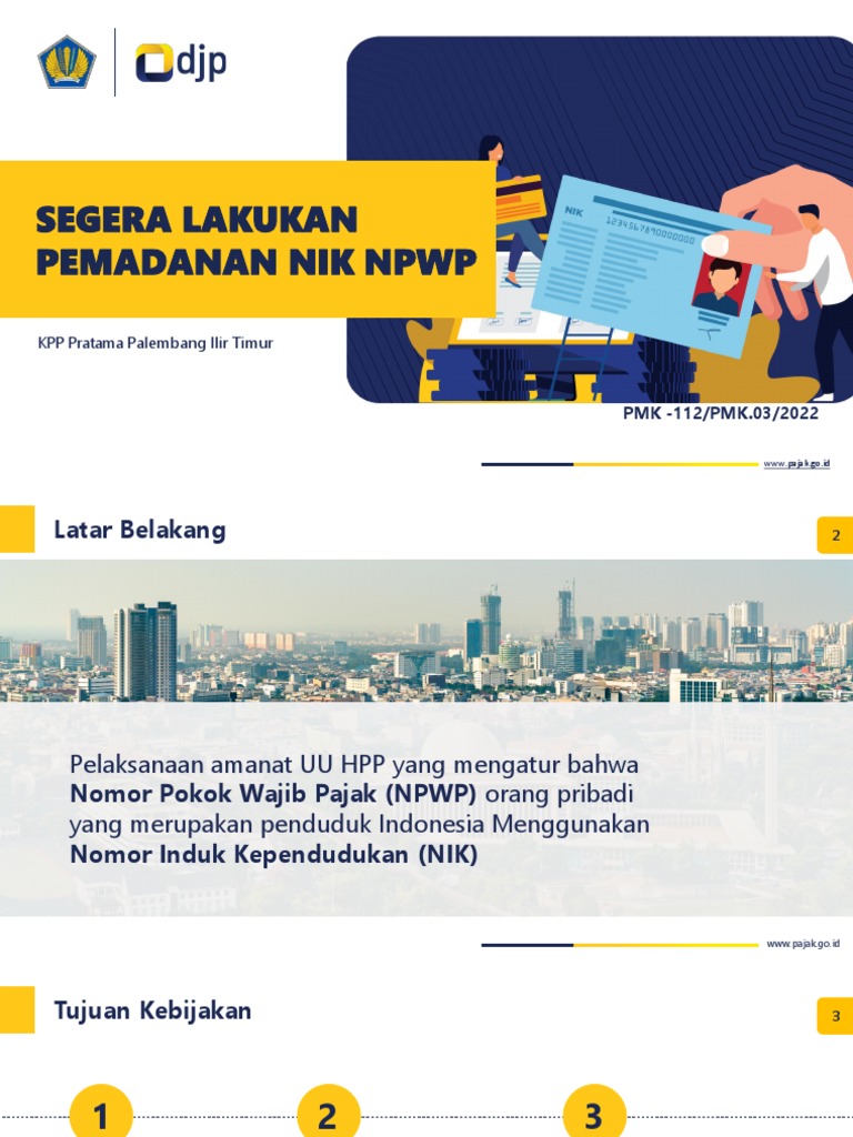 Pemadanan NIK dan NPWP 2023 | PDF