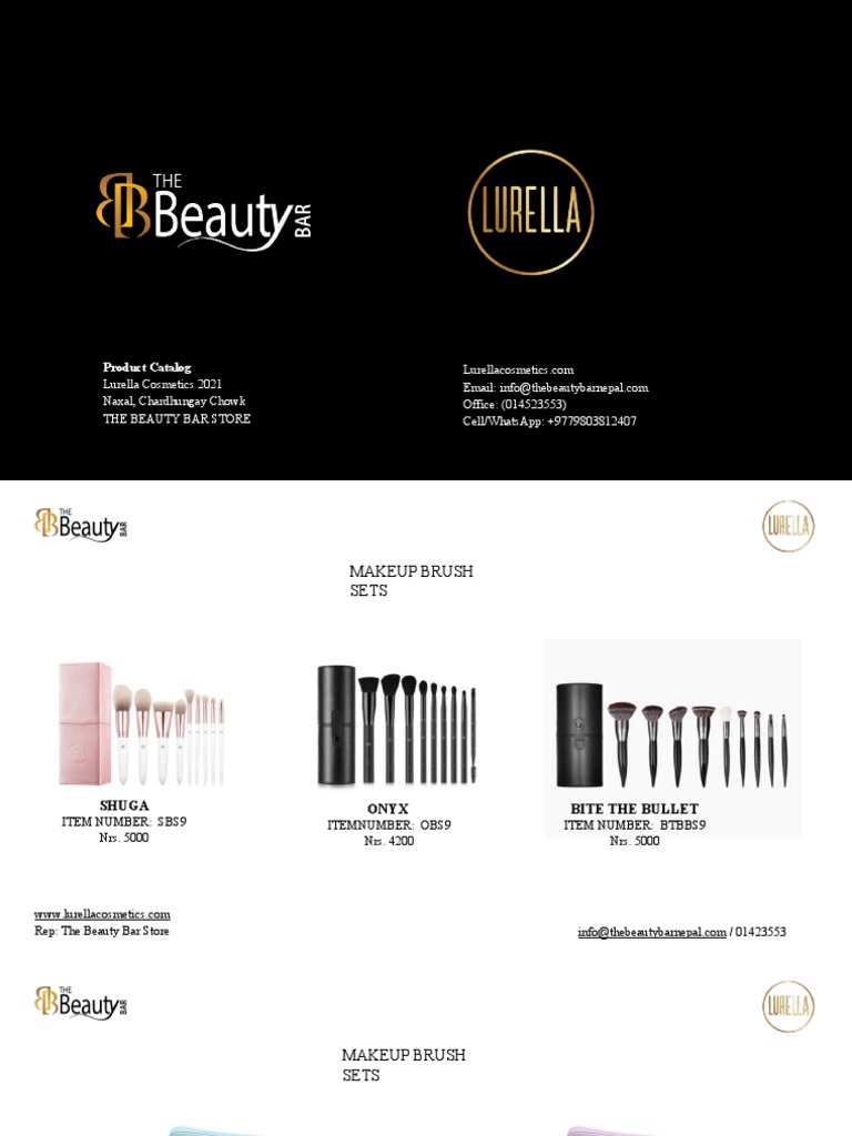 Lurella Cosmetics Products Catalog | PDF