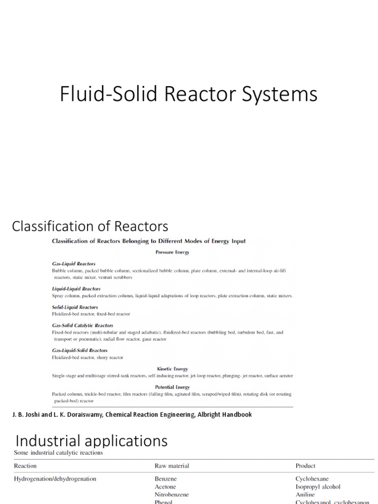 Fluid Solid Packed Fluidized Bed System | PDF | Chemical Reactor ...
