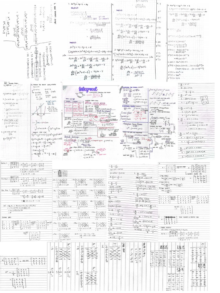 Cheatsheet MTK | PDF