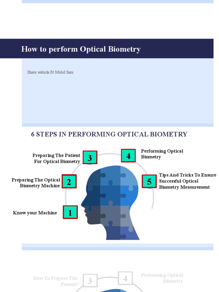 Optical Biometry Procedure Guide | PDF | Electrodynamics | Visual System