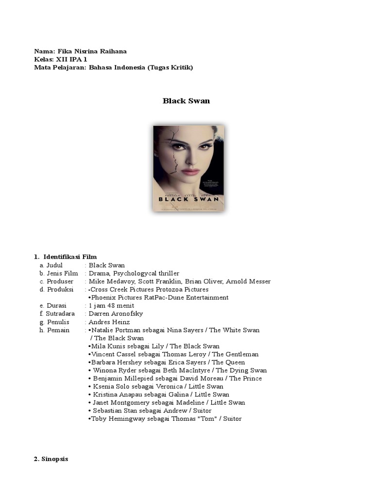 Black Swan | PDF | Seni